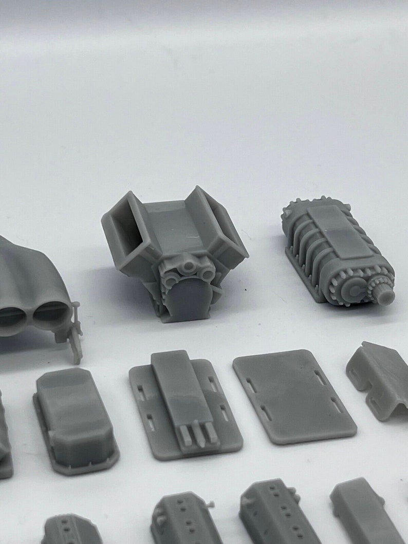 Funny Car Blown Nitro HEMI Engine Kit | Scales 1/24 1/25 1/18 1/16 ...