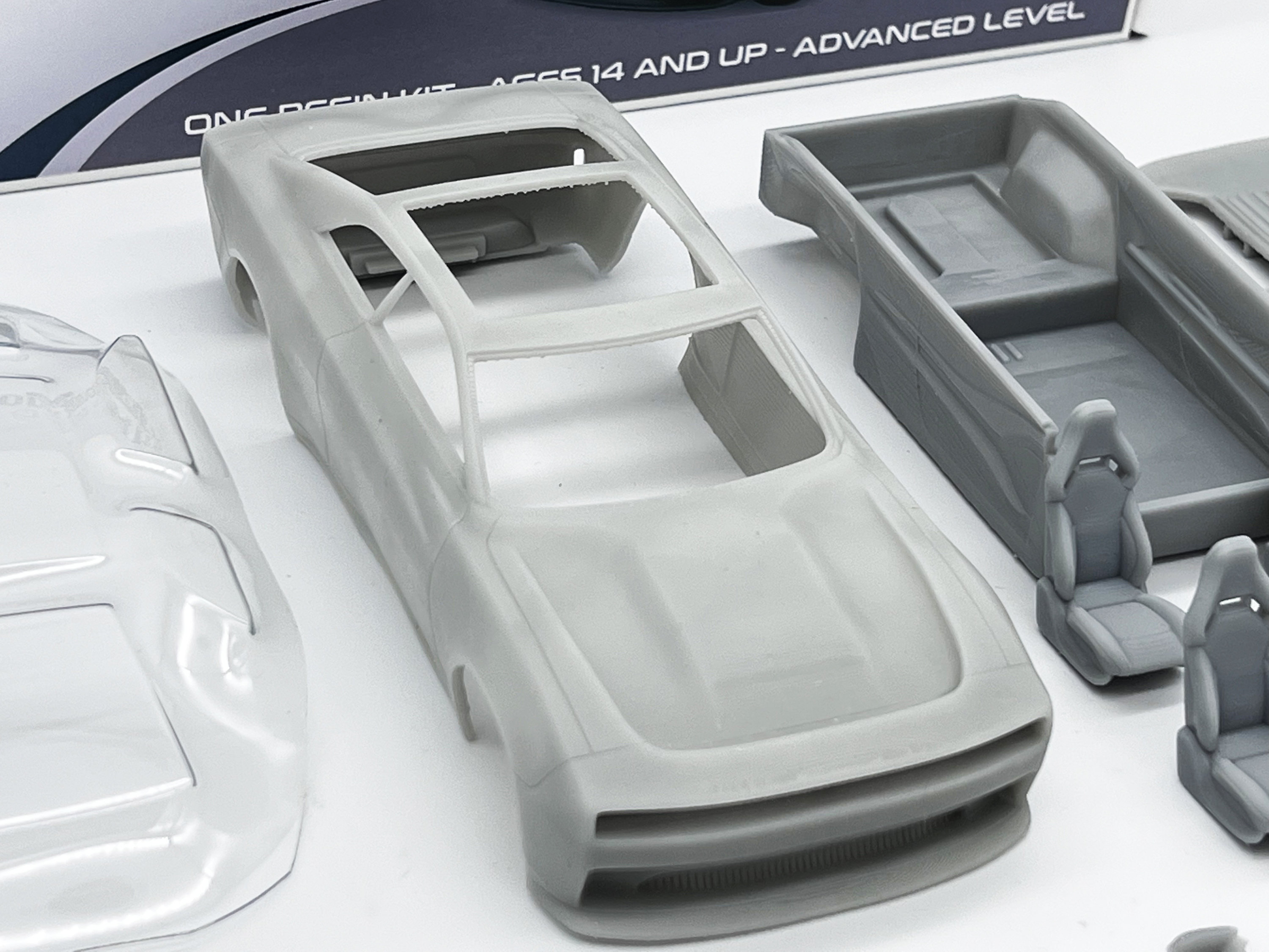 1:25 Dodge Charger EV Daytona SRT Concept Model Kit Resin and Clear ...