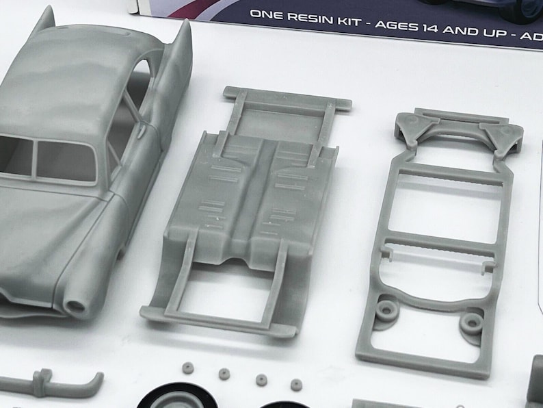 1:25 Kaiser Henry J 1951 Model Resin Kit With Clear Parts Included - Etsy
