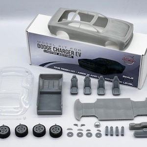 1:25 Dodge Charger EV Daytona SRT Concept Model Kit Resin and Clear ...