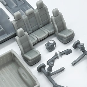 1:25 RAM 1500 TRX Rebel 5th Gen Resin Model Kit With Rubber Tires and ...