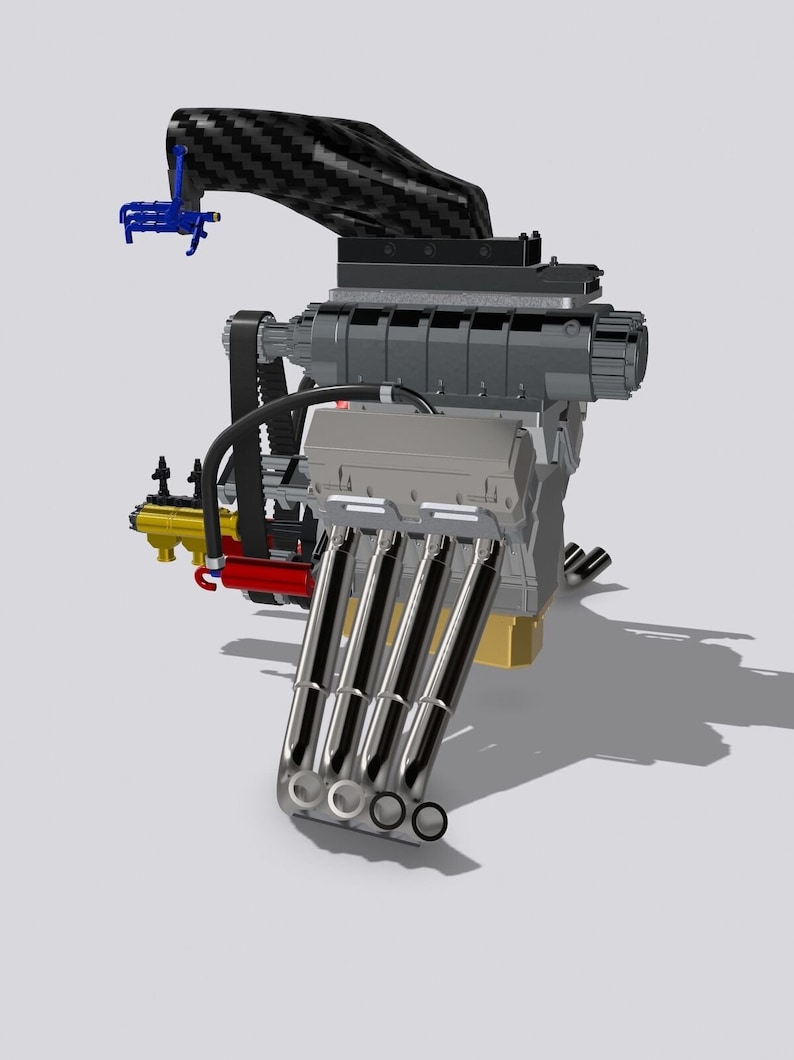 Funny Car Blown Nitro HEMI Engine Kit | Scales 1/24 1/25 1/18 1/16 ...