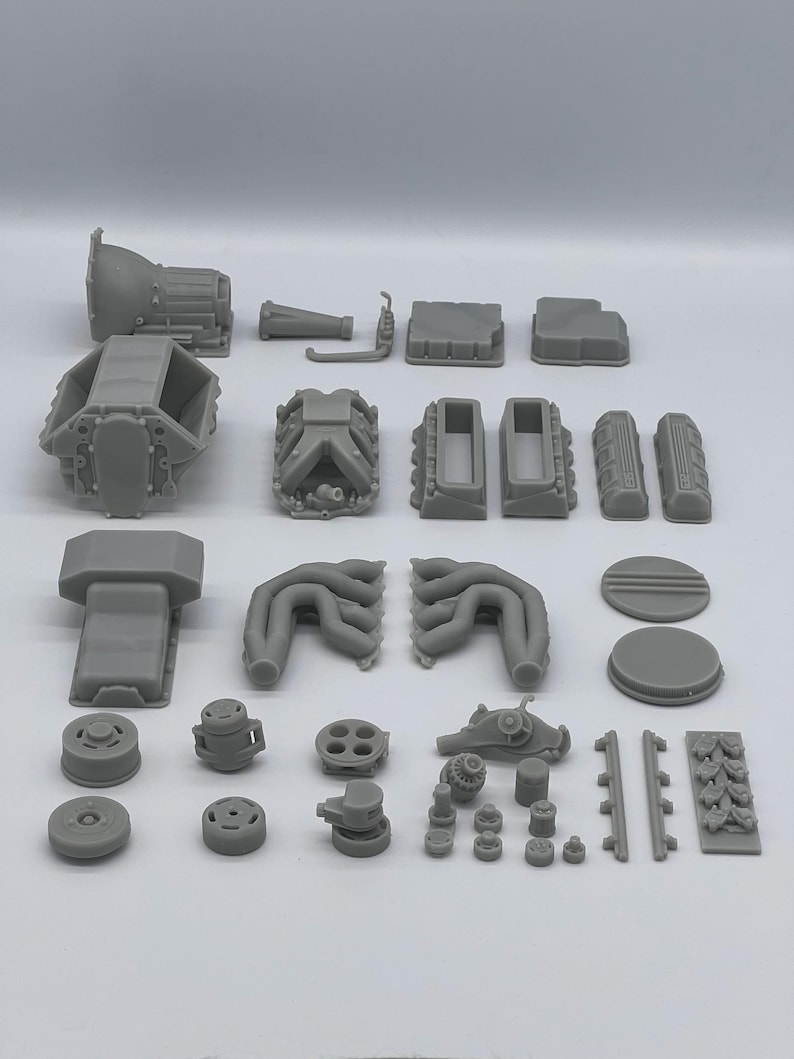 Chevy 632 Crate Engine Kit | Scales 1/64 1/24 1/25 1/18 1/16 1/10 1/8 ...