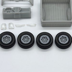 1:25 RAM 1500 TRX Rebel 5th Gen Resin Model Kit With Rubber Tires and ...