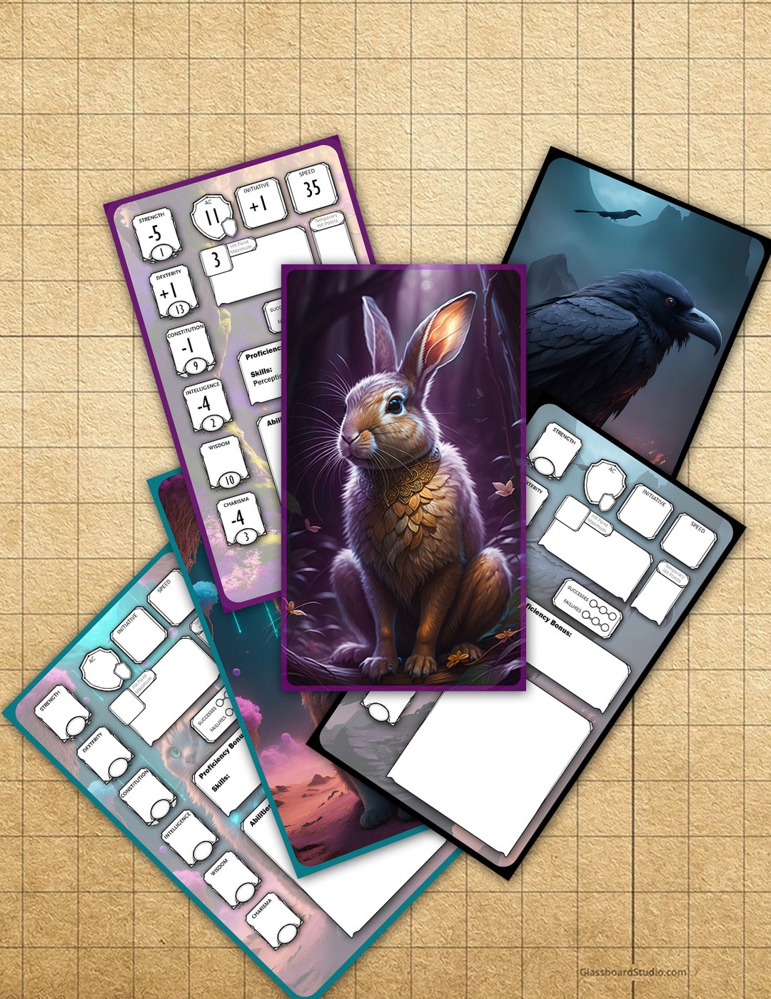 Custom Familiar Cards Commission - Etsy