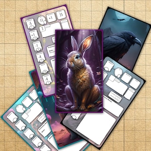 Custom Familiar Cards Commission - Etsy