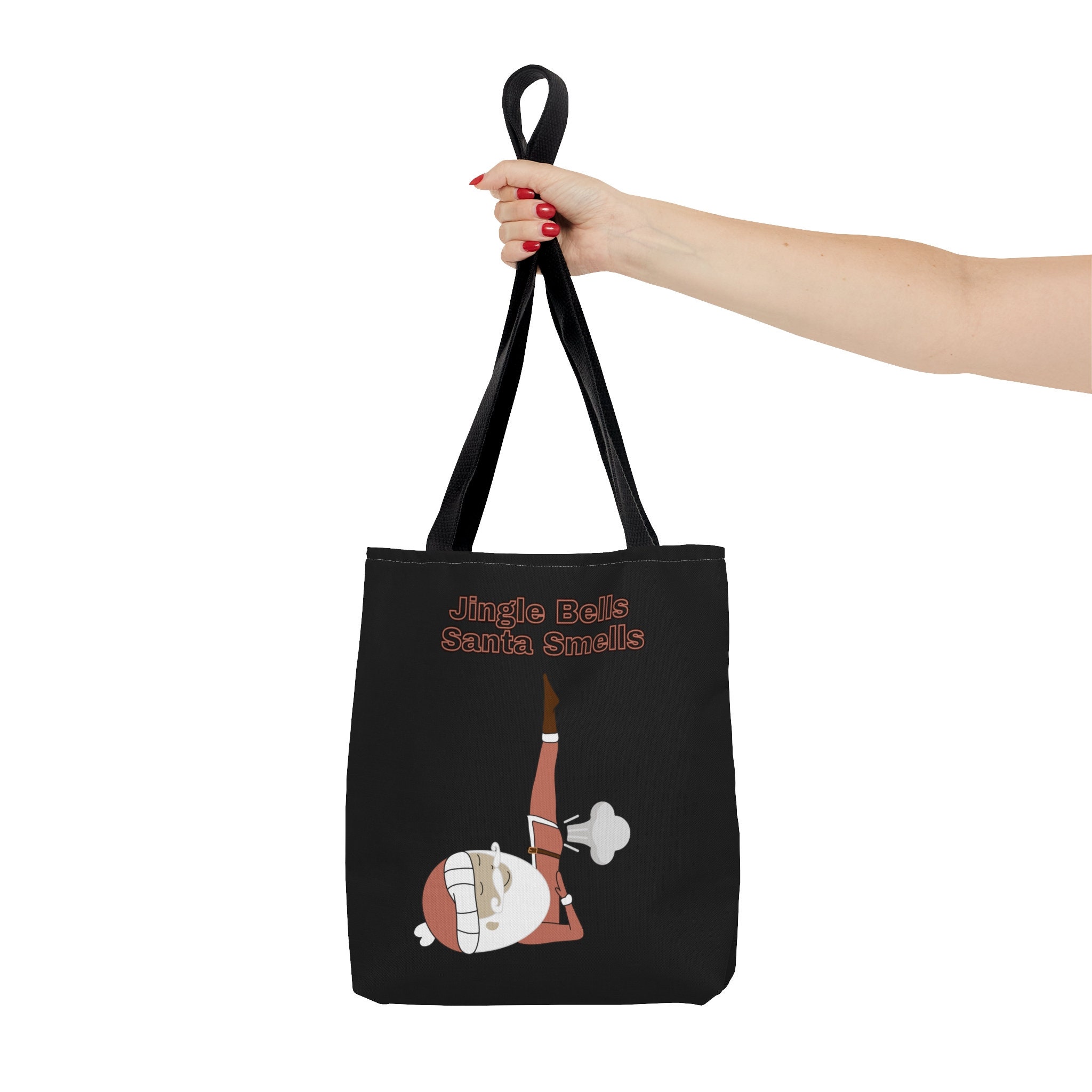 Funny Christmas Tote Bag; Farting Santa, Gag Gift - Etsy