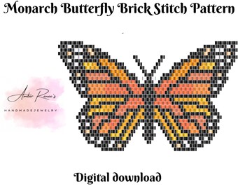 Bead Kit for Monarch Butterfly Includes PDF Pattern/tutorial - Etsy