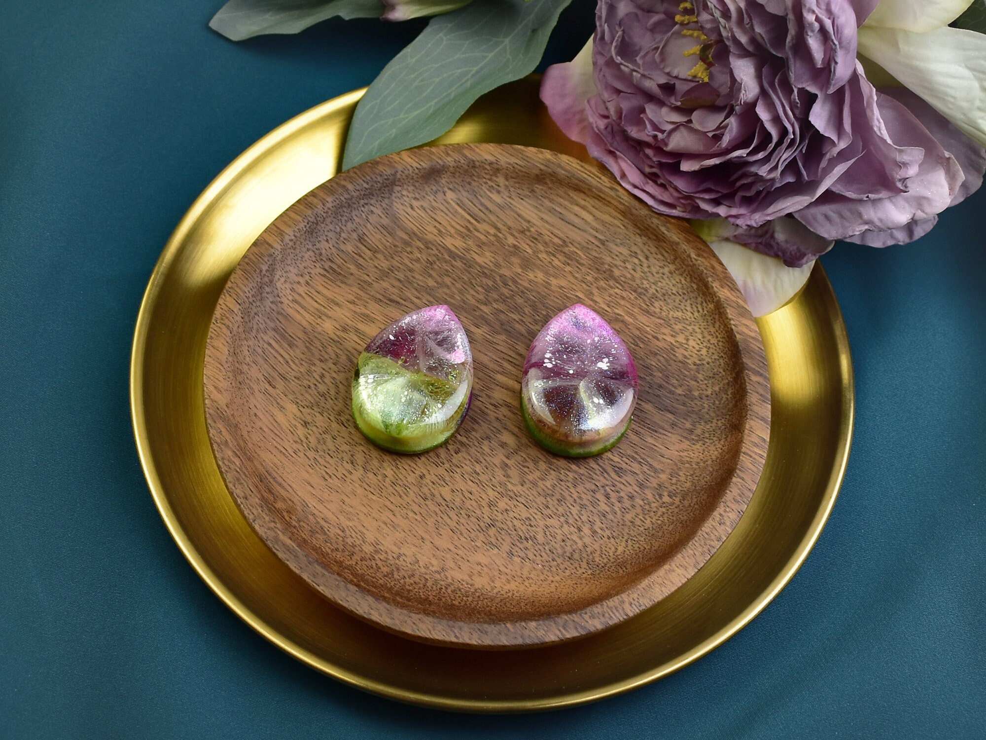 Resin Teardrop Ear Tunnels 34mm (1 5/8")| Pair | Ear Plugs | Gauge ...