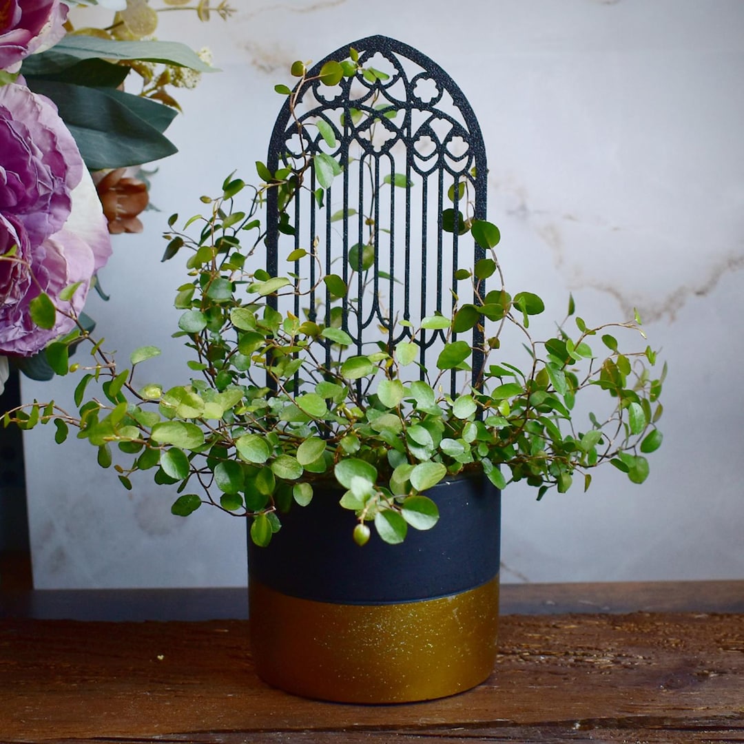 Gothic Plant Trellis, 3D Printed Trellis, Garden Decor, Plant Support ...