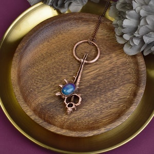 Murex Ternispina Shell Copper Pendant | Moonstone, Dragon Vein Agate ...