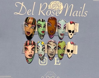 Clawdeen Monster High Press on Nails - Etsy