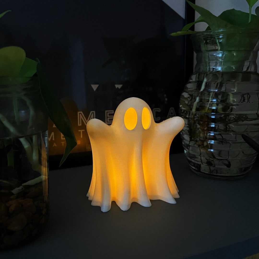 Spooky Ghost Tea Light Holder 4.5 Tall With Tea - Etsy