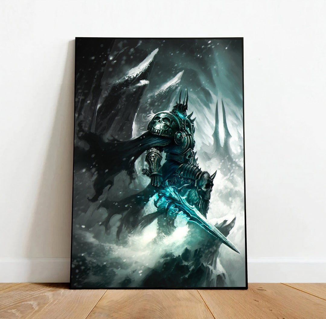 World of Warcraft Game Poster, Canvas Wall Art, Rolled Canvas Print ...
