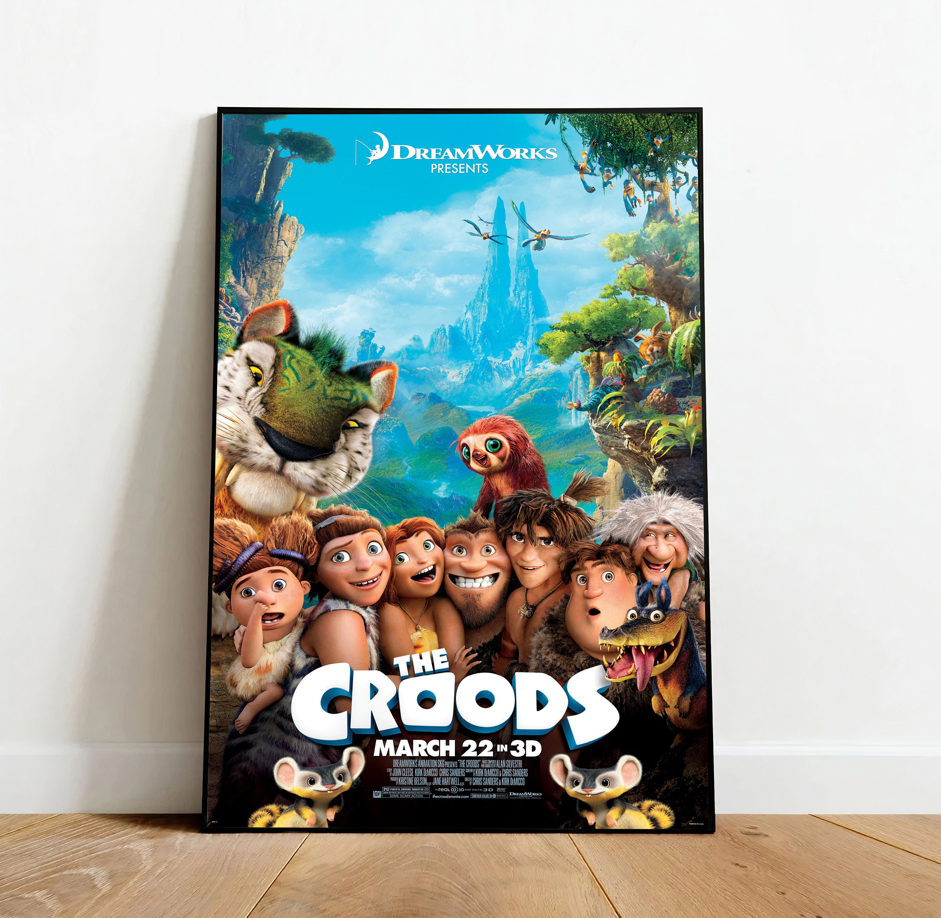 The Croods Movie Poster English