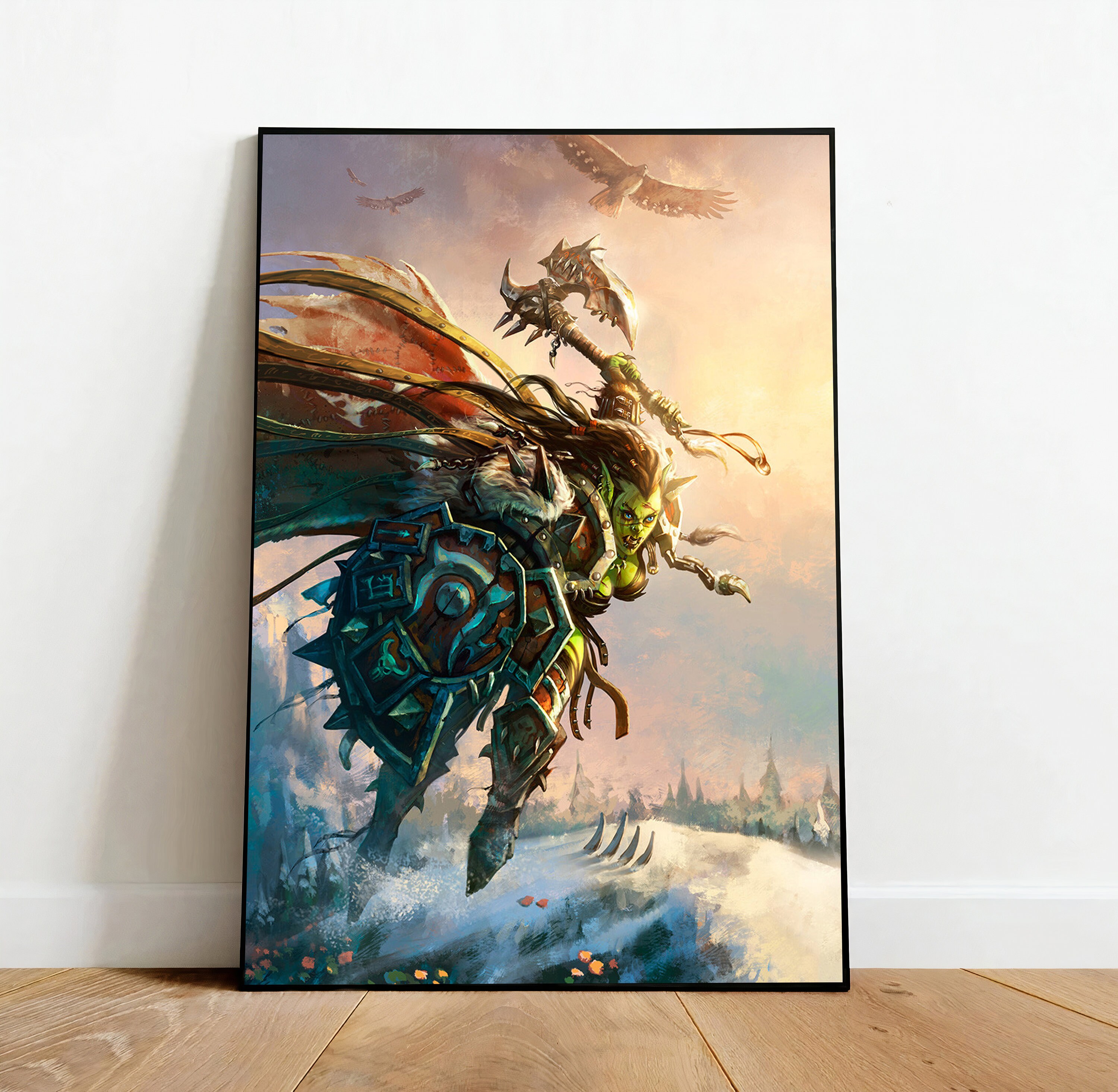 World of Warcraft Game Poster, Canvas Wall Art, Rolled Canvas Print ...