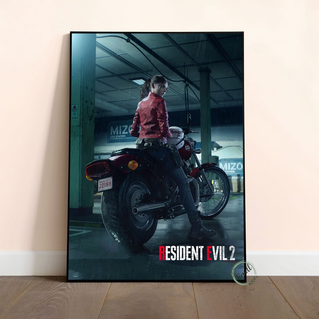 Resident Evil Game Poster, Canvas Wall Art, Rolled Canvas Print, Canvas ...