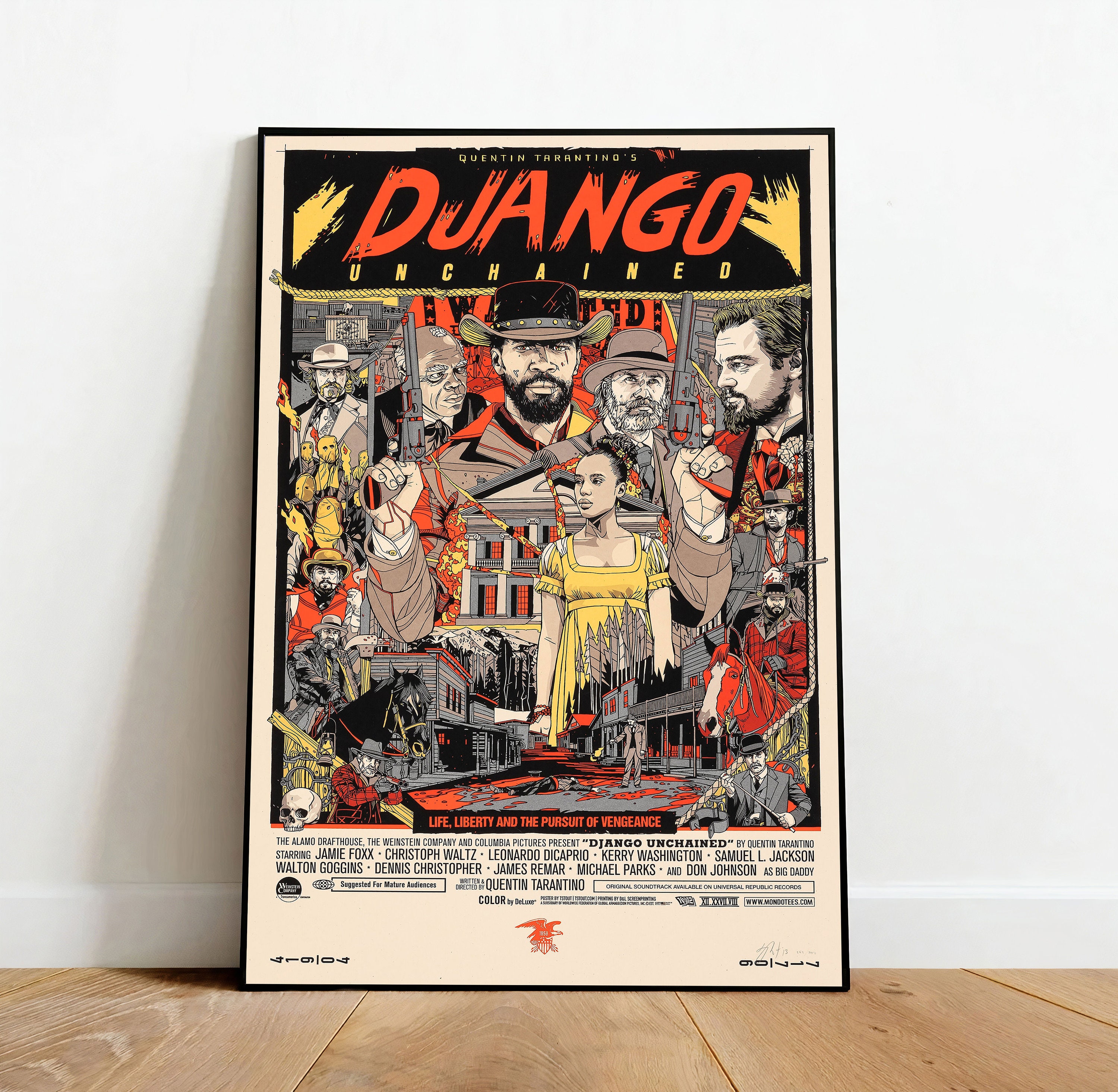 Django Unchained Poster, Movie & TV Series Poster sold by Different ...