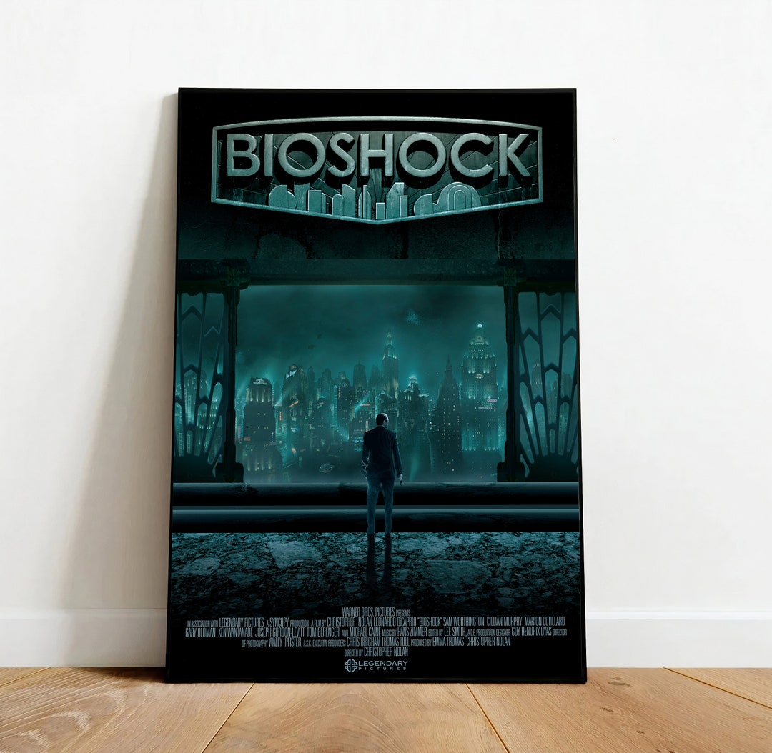 Bioshock Poster, Canvas Wall Art, Rolled Canvas Print, Canvas Wall ...