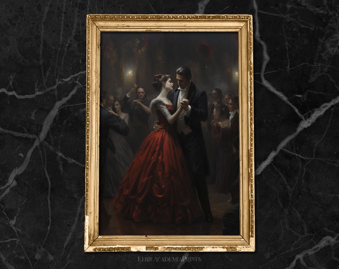 Regency Era Vampire - Art Print - Etsy