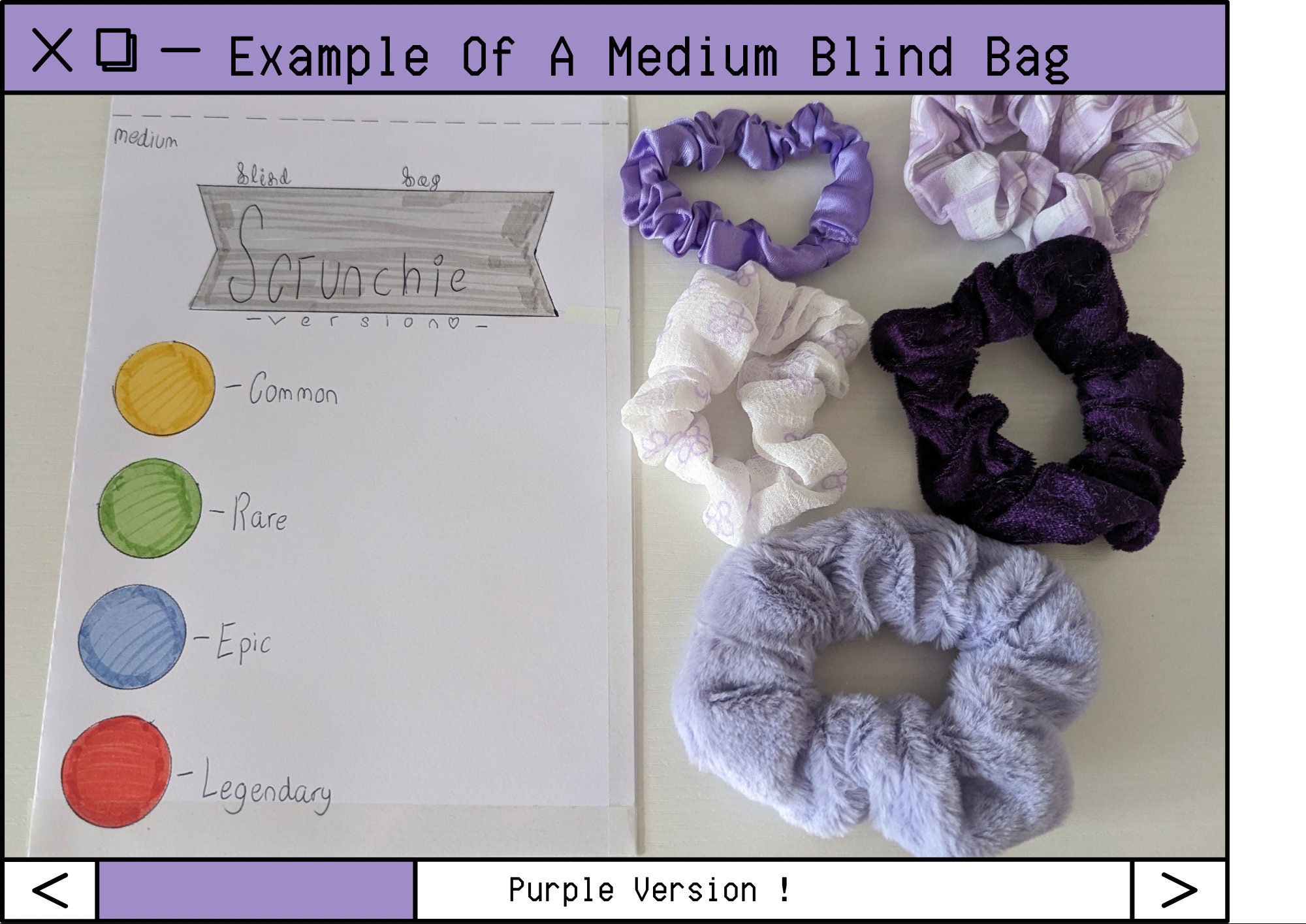 Scrunchie Blind Bag - Etsy UK