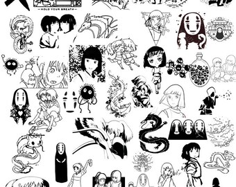 Cute Anime Movie Ponyo SVG and PNG Cut Files + 11 Surprise Files - Etsy