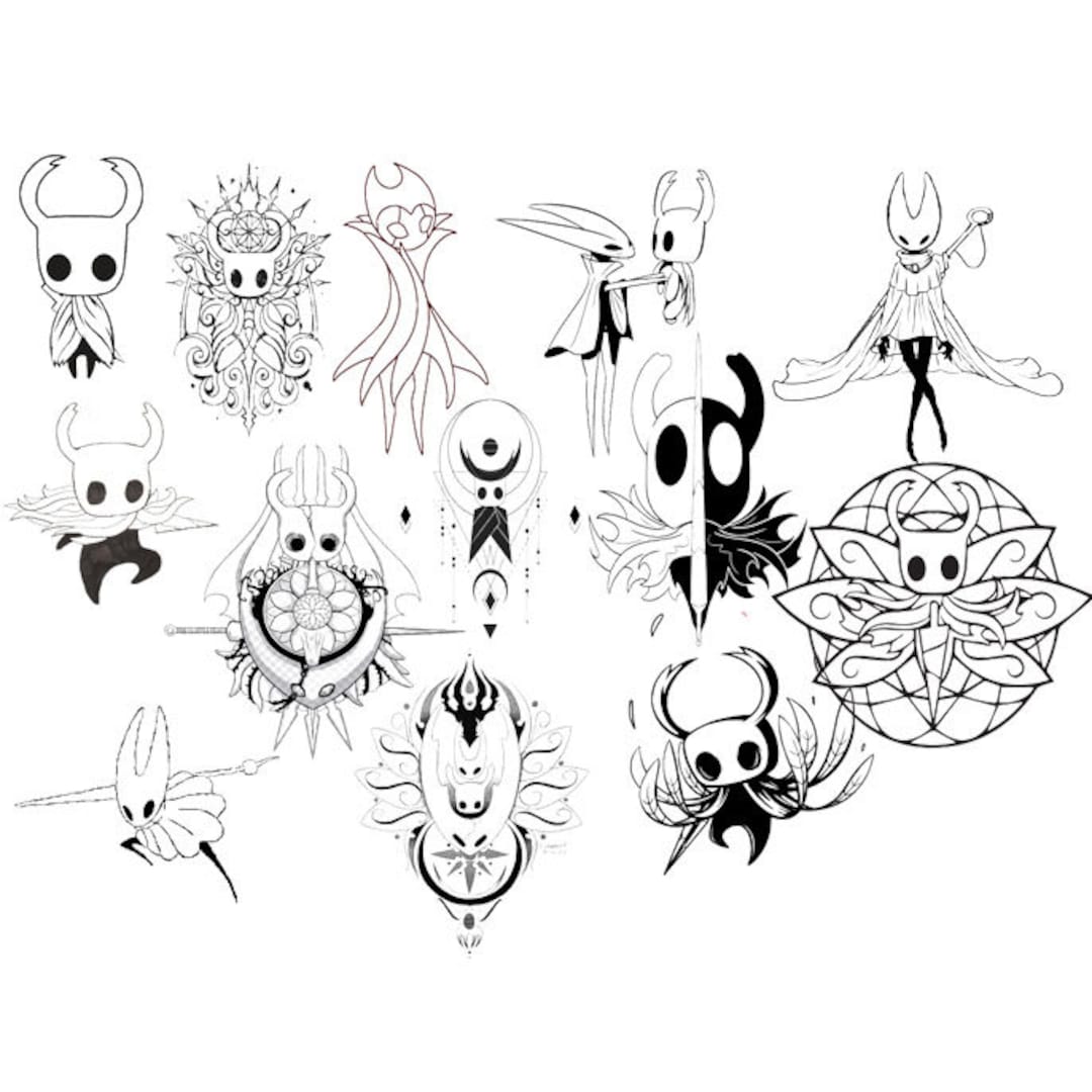 Hollow Knight SVG and PNG Cut Files - Etsy Australia