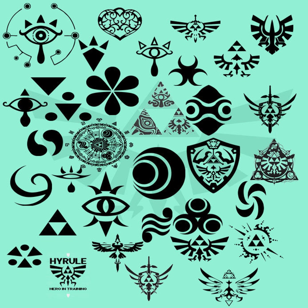 Legend of Zelda Symbol and Other SVG and PNG Cut Files - Etsy