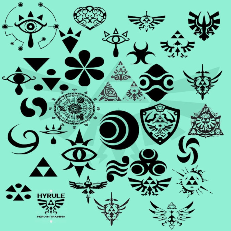 Legend of Zelda Symbol and Other SVG and PNG Cut Files - Etsy