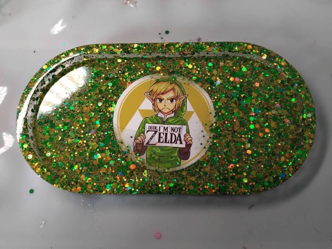 Legend of Zelda Link is NOT Zelda Pill/trinket Tray - Etsy
