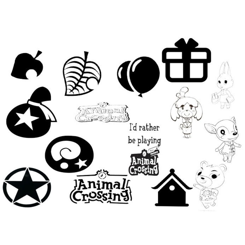 Animal Crossing Cut Files - Etsy