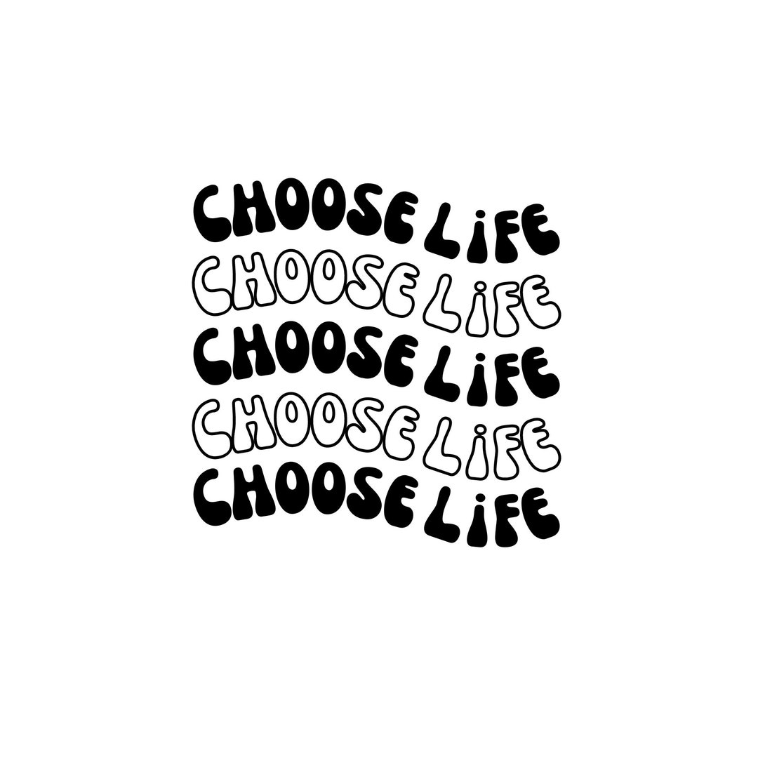 Choose Life SVG - Etsy
