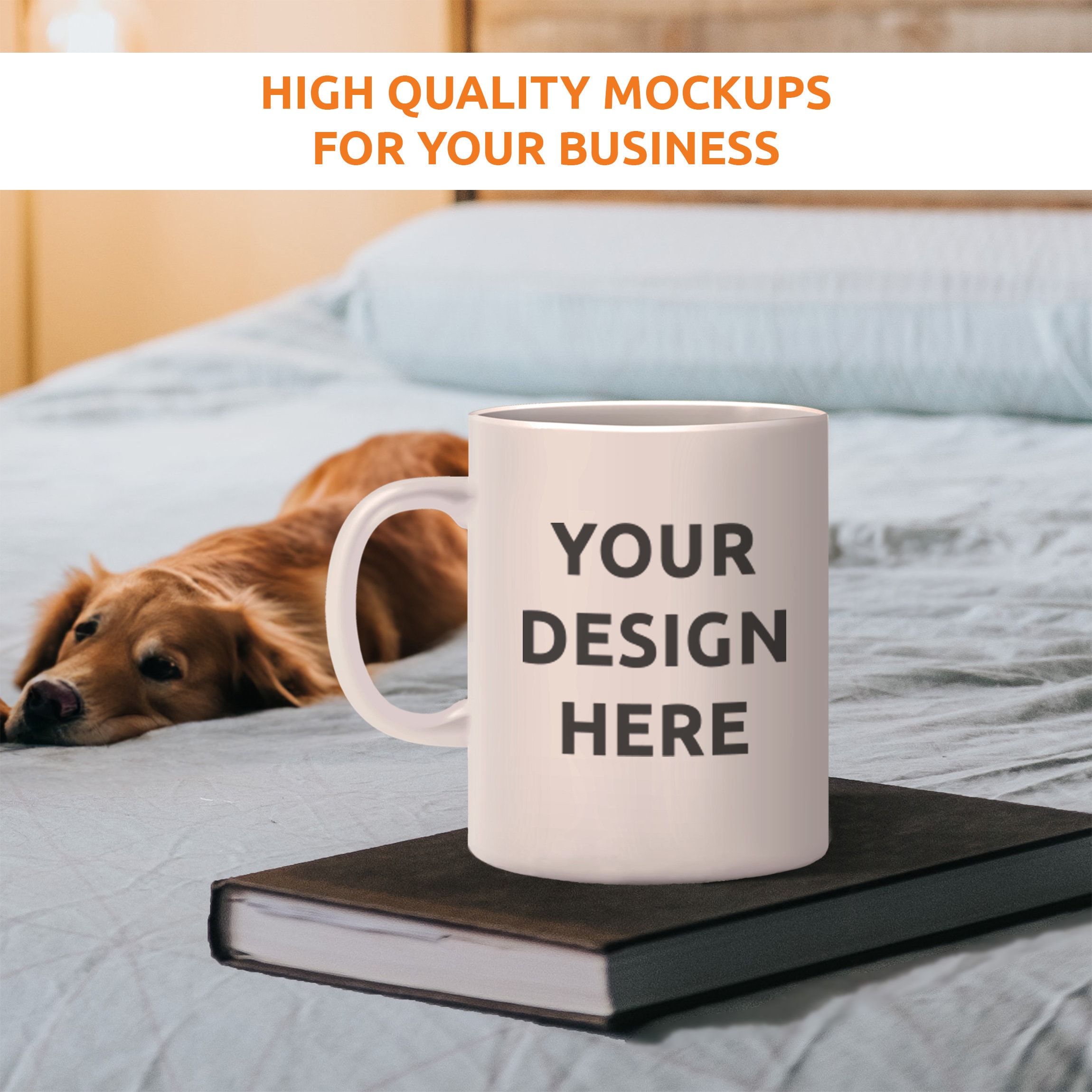 9 Dog-themed Mug Mockups, JPG and PSD Mockup Bundle, White 11oz Mug ...