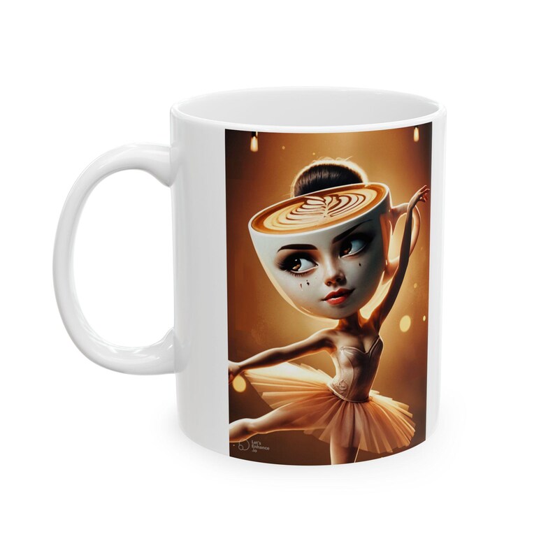 Ballerina Cappuccina - Fun Meme Ceramic Mug, Tiktok Viral Meme Trend ...