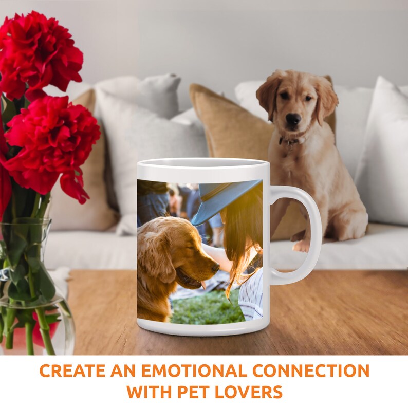9 Dog-themed Mug Mockups, JPG and PSD Mockup Bundle, White 11oz Mug ...