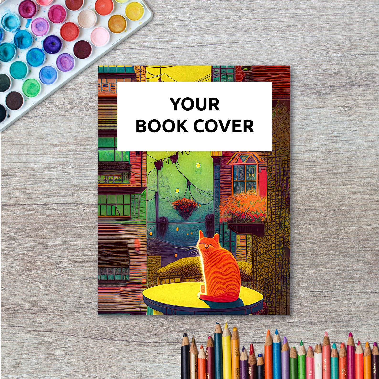 Open and Closed Coloring Book Mockup, KDP Mockup, PSD, JPG Tutorial, 8 ...