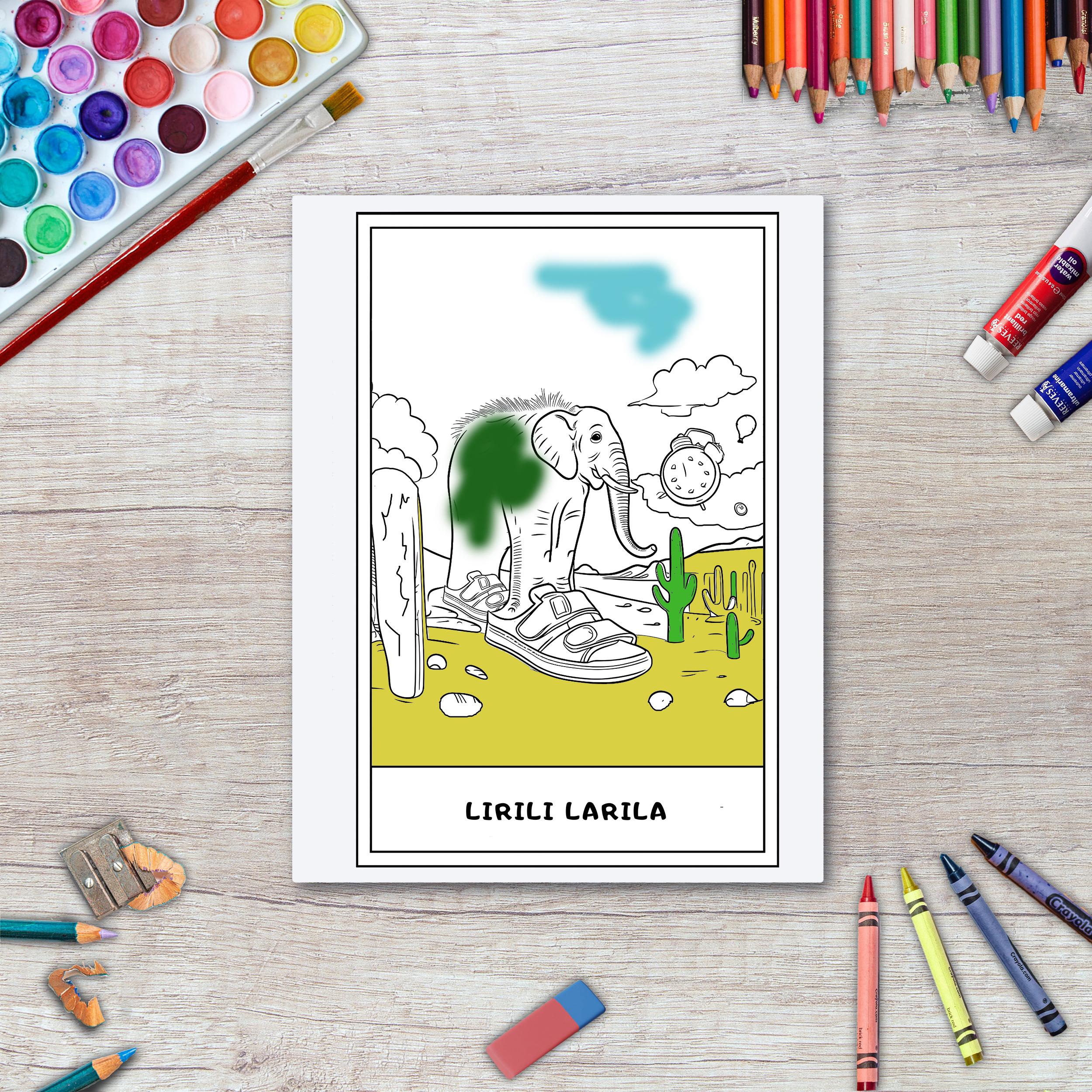 Italian Brainrot Animals Coloring Book - Viral Tiktok Meme Trend ...