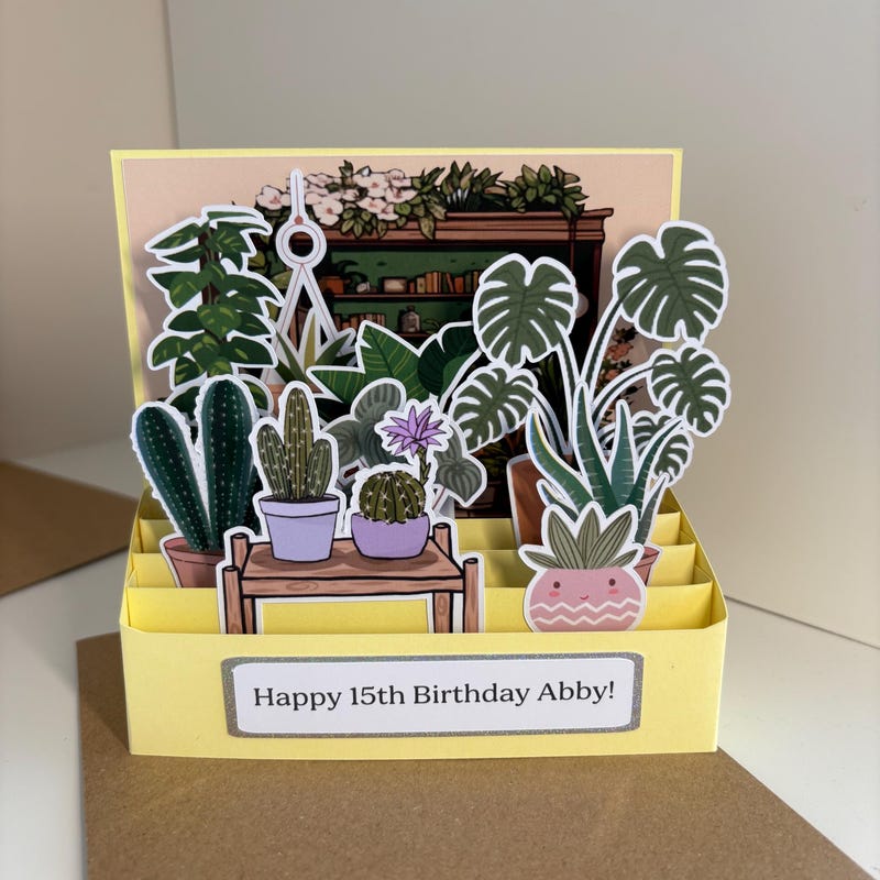 Plant Birthday Cards - Etsy