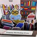 Book Themed Pop up Card Personalised library, Book Lover, Book Worm - Etsy