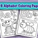 Alphabet Coloring Pages - 26 Printable Worksheets for Preschool ...