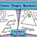 28 Printable Shapes, Colors, Numbers, and Beginner Dot-to-dot Worksheet ...