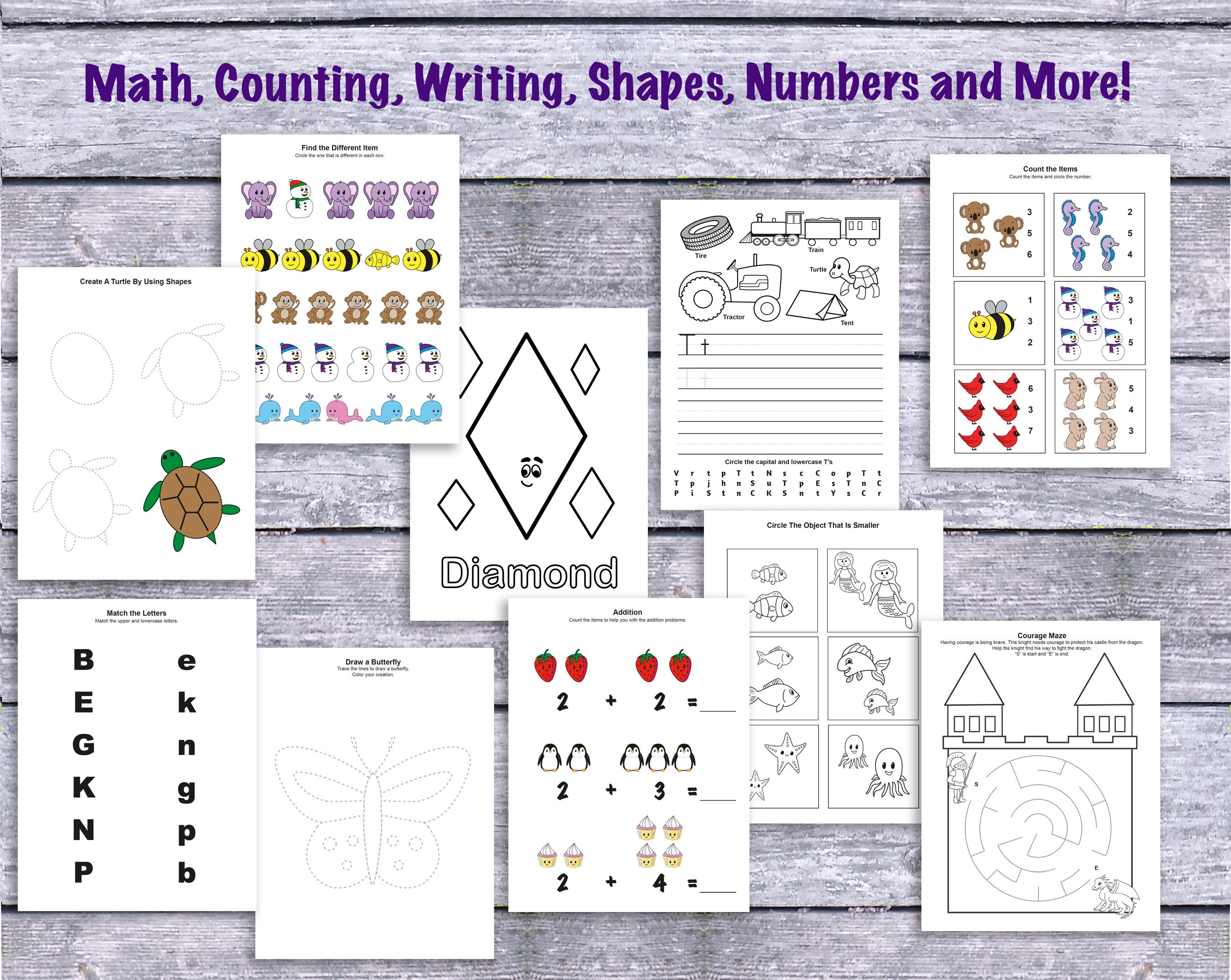 Preschool Curriculum Pre-k Learning Bundle With Over 260 - Etsy