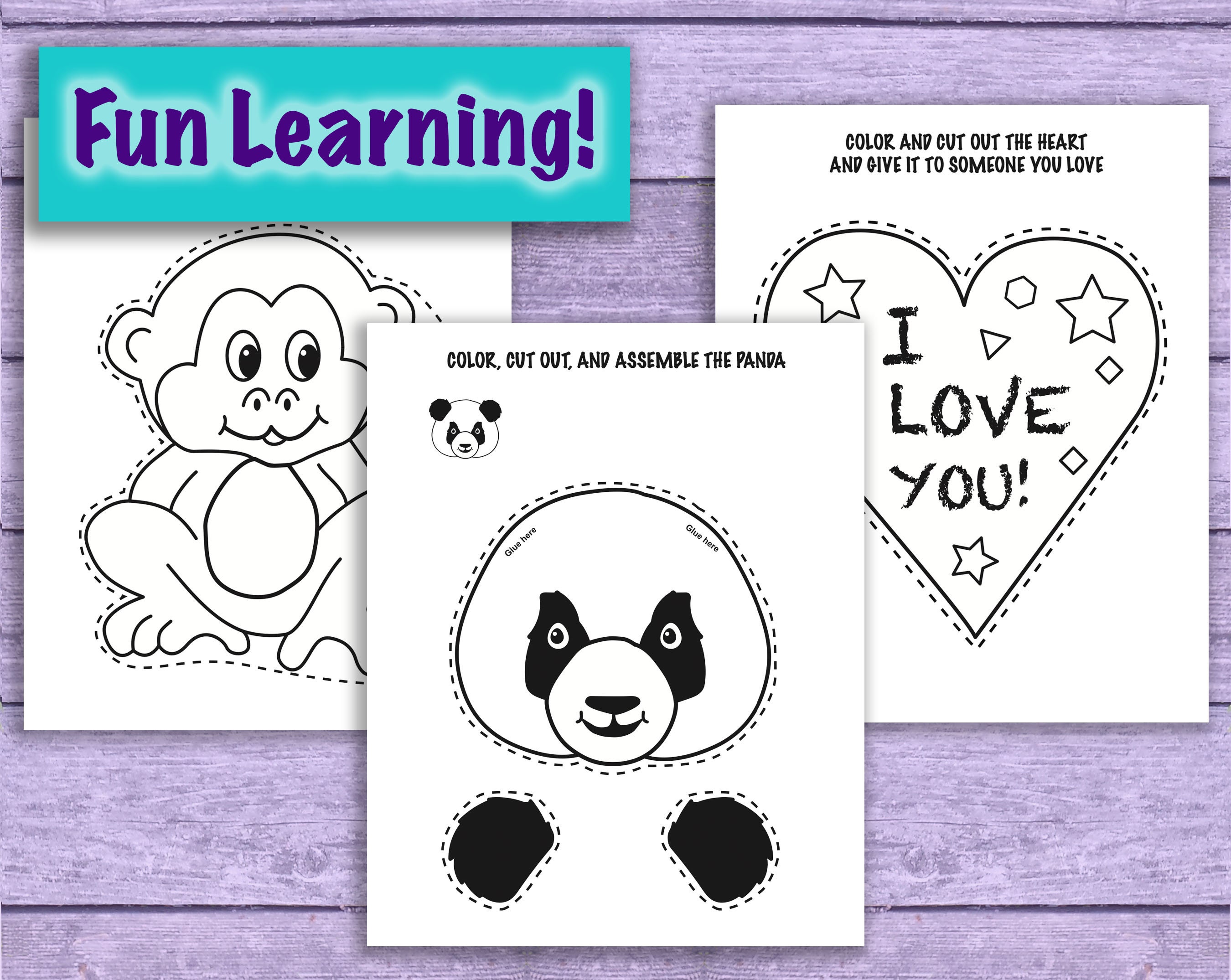 Preschool Scissor Skill Workbook Printables 40 Page Download - Etsy
