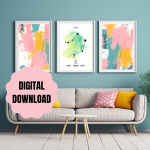 Libra Poster Beauty and Harmony in Your Surroundings Zodiac Libra ...