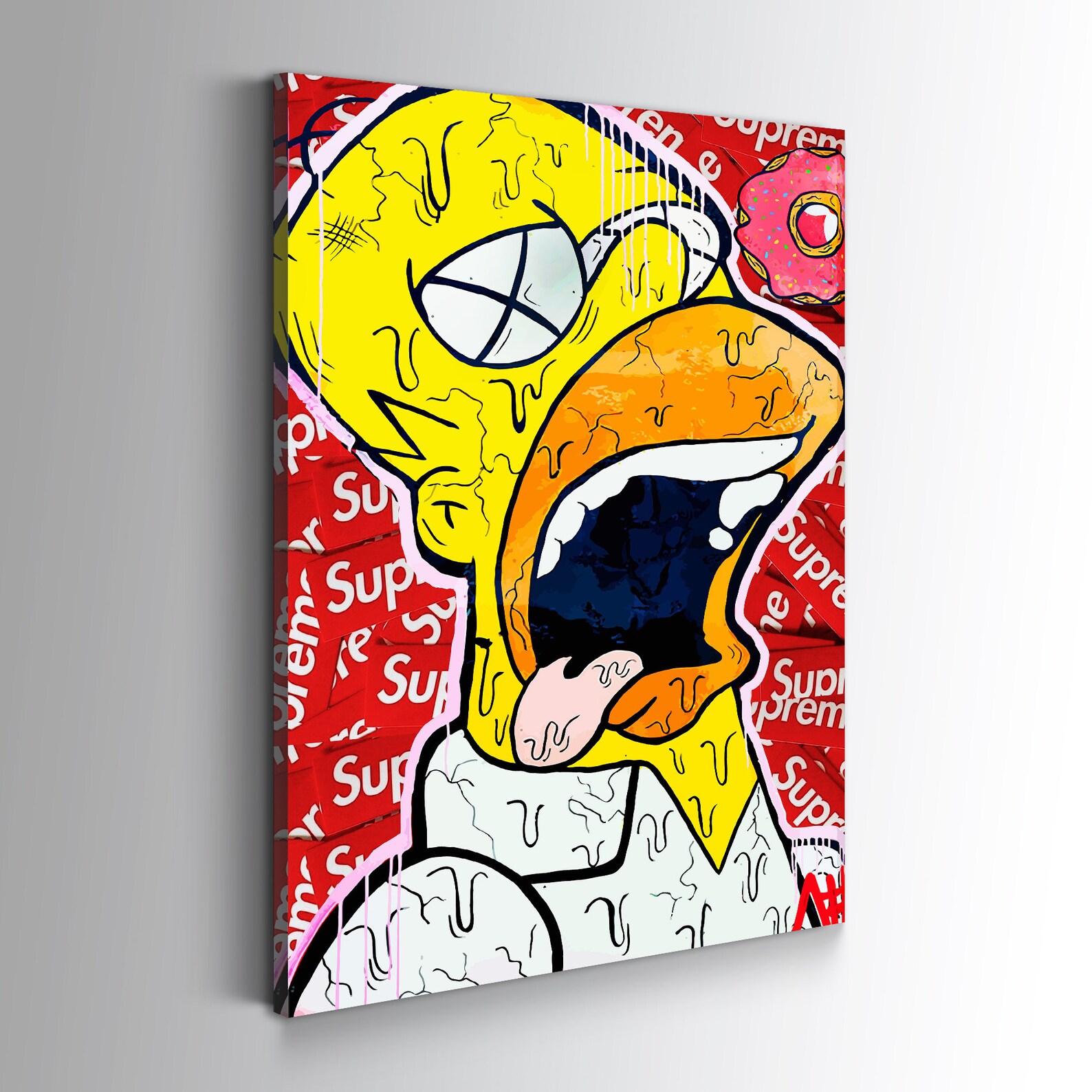 Homer Simpson Digital Art Print | Instant Download Printable Home Decor ...
