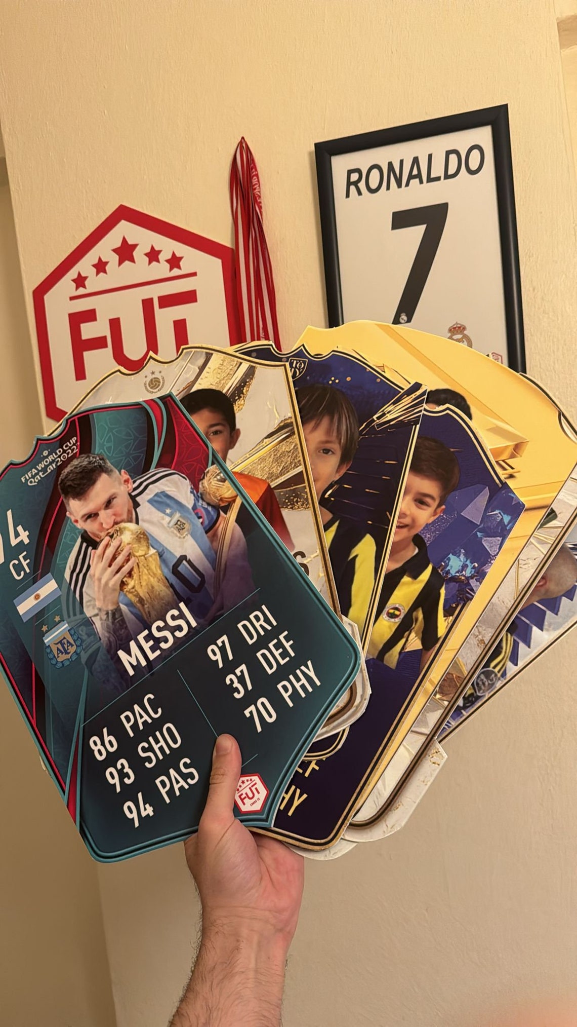 Personalized Custom Football Card Futcard Personalized Gift Digital ...