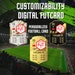 Personalized Custom Football Card Futcard Personalized Gift Digital ...