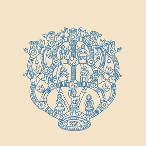 Mexican Tree of Life Digital Posters (blue and Full Color). Download ...