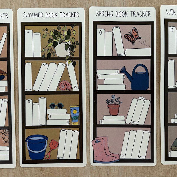 Reading List Book Tracker Bookmark, Library Card Bookmark, Vintage ...