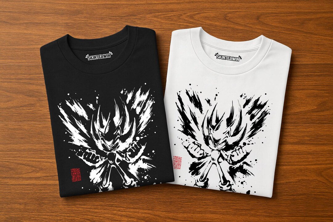 Super Sonic – Ink Surge | Sumi-e Collection | Game Legacy T-shirts - Etsy